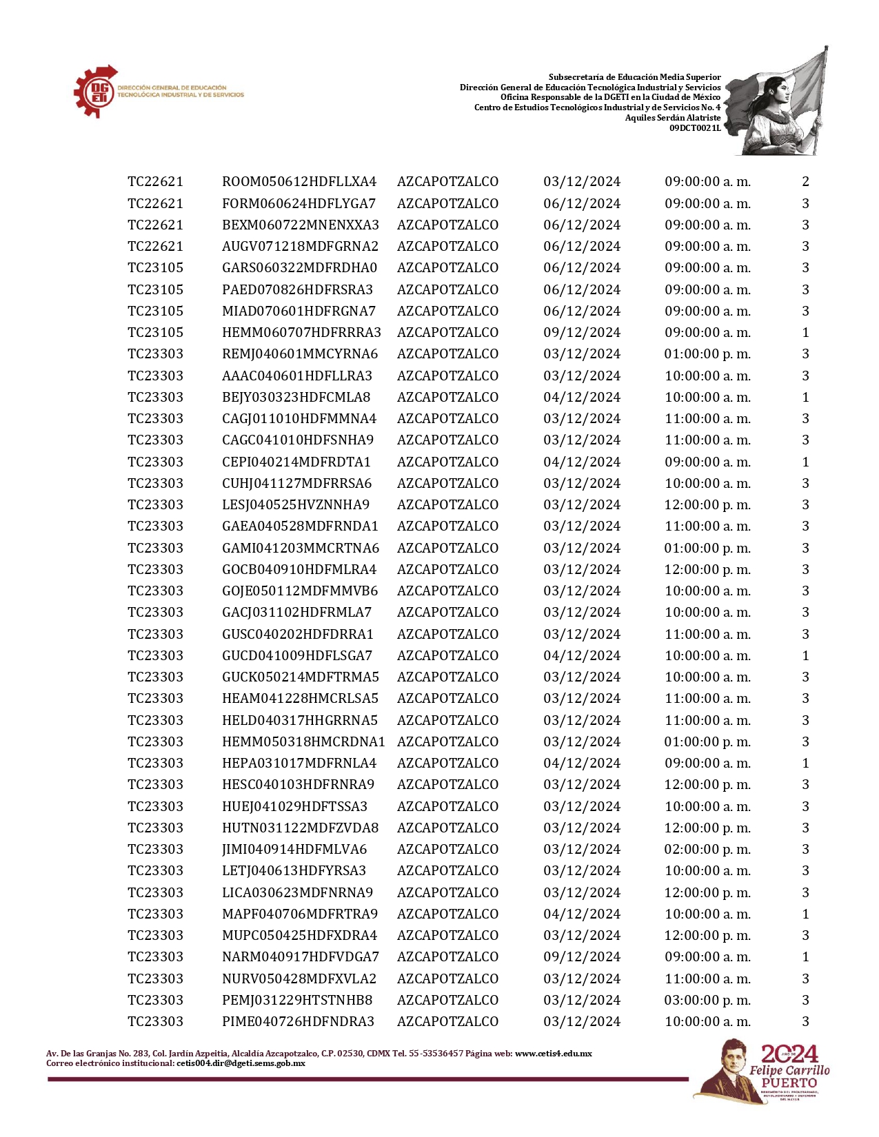 CONVOCATORIA DE ENTREGA DE TARJETAS DEL BANCO BIENESTAR A INCORPORACIÓN AL PROGRAMA DE BECAS ...